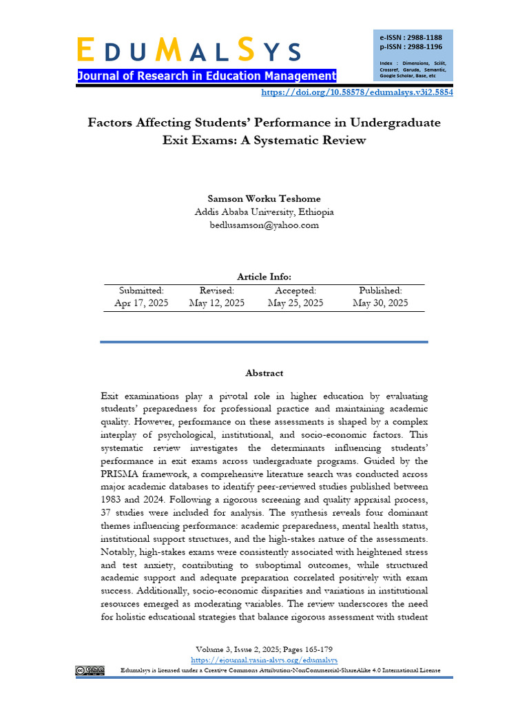 Factors Affecting Student Performance | PDF | Mental Health | Motivation