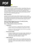 Step 02 - 01 - Understanding AWS Lambda Execution Context - Steps | PDF