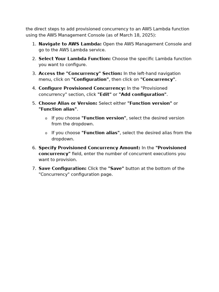 Step 03 - Understanding Provisioned Concurrency of Lambda Functions ...