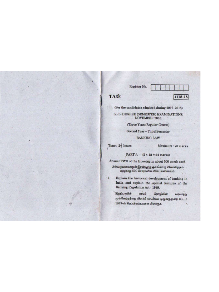 Banking LawP | PDF