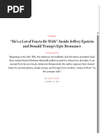 Jeffrey Epstein List in Full As Dozens of Names Revealed | PDF
