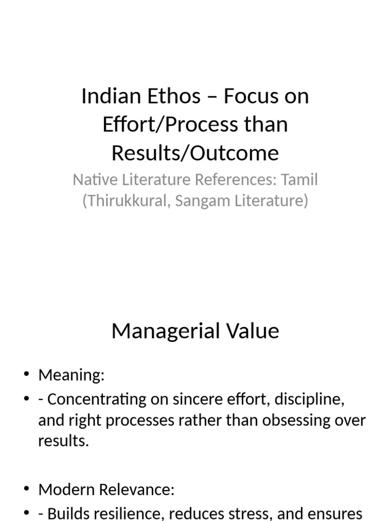 Indian Ethos Tamil | PDF