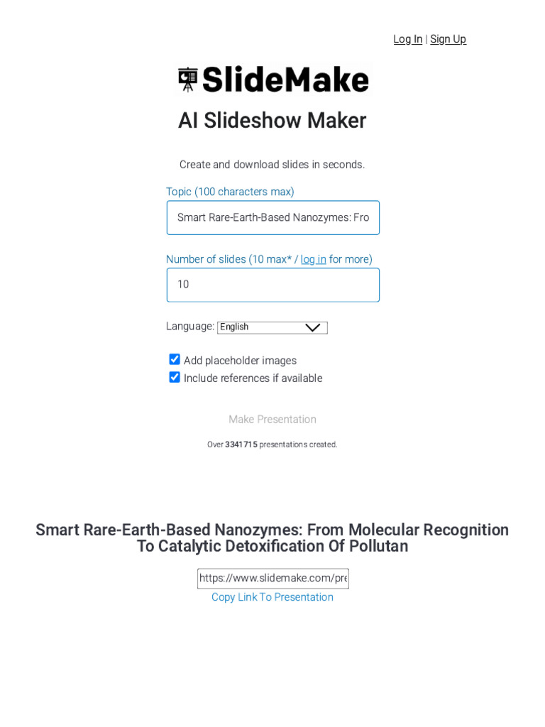 1SlideMake - AI Slideshow Maker and Generator - Create and Download ...