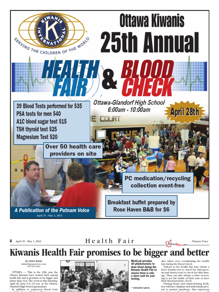 Health Fair | PDF | Osteoporosis | Thyroid Disease