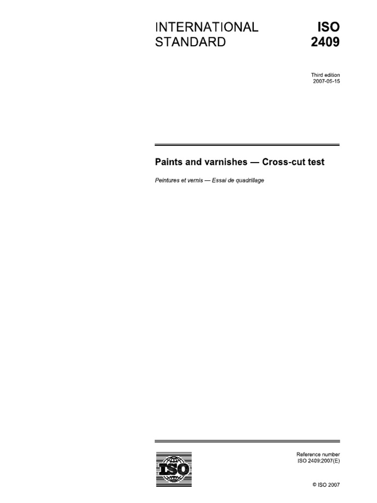 Iso 2409 | PDF