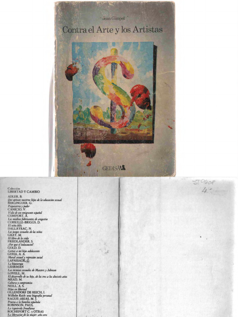 Jean Gimpel Contra El Arte y Los Artistas Subrayado | PDF | Estética ...