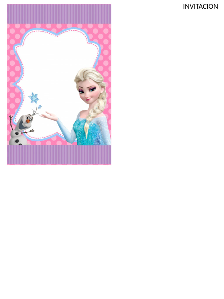Kit Imprimible Frozen para Fiestas | PDF