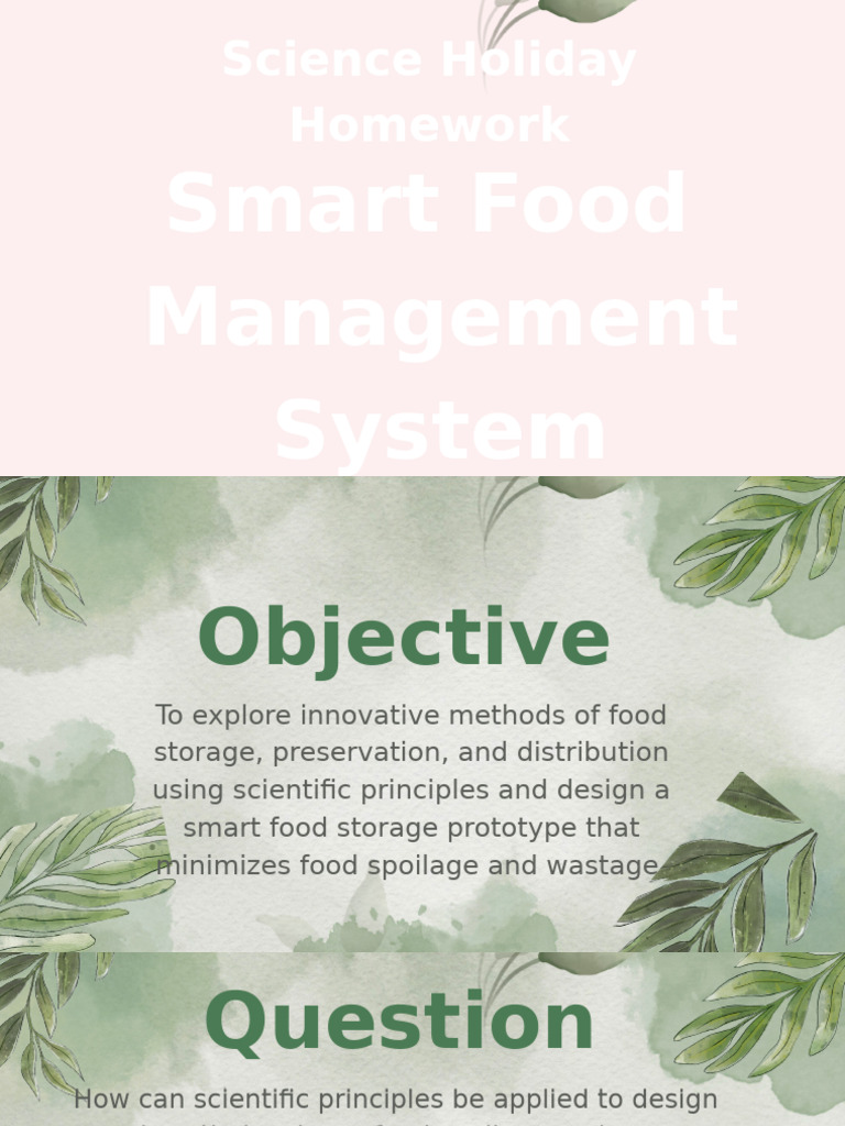 Science Holiday Homework | PDF | Decomposition | Food Preservation