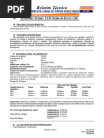 Ficha Técnica Zebron # 486 - Rev. 2020 | PDF | Concreto | Aço