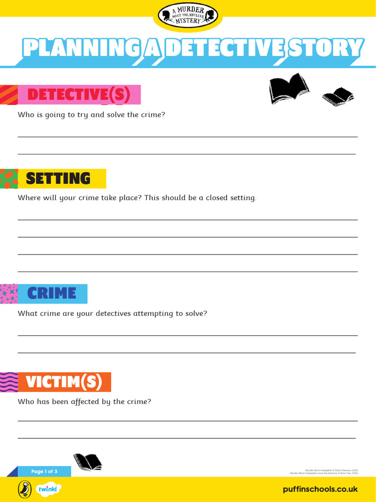 Murder Most Unladylike Detective Story Writing Plan | PDF