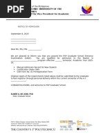 Official Letter Template for PUP | PDF