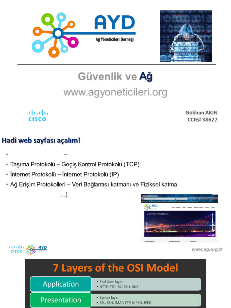AKB SGA1 SGG Offline Ders3 Guvenlik Ve Ag | PDF