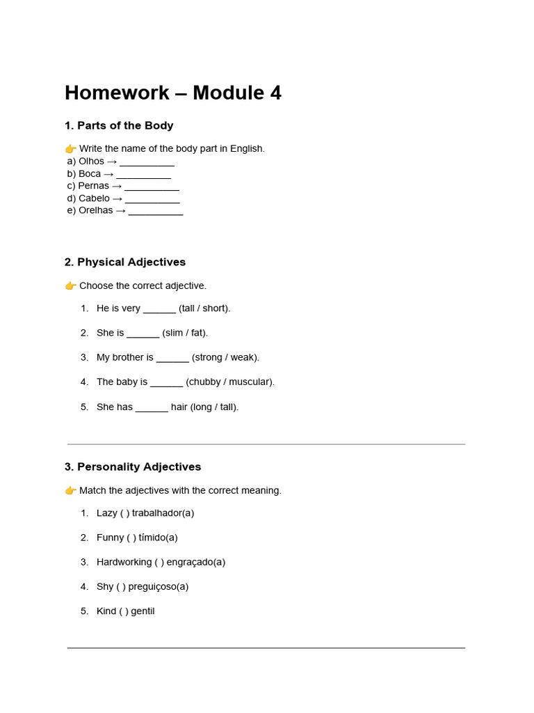 Homework - Modulo 4 | PDF