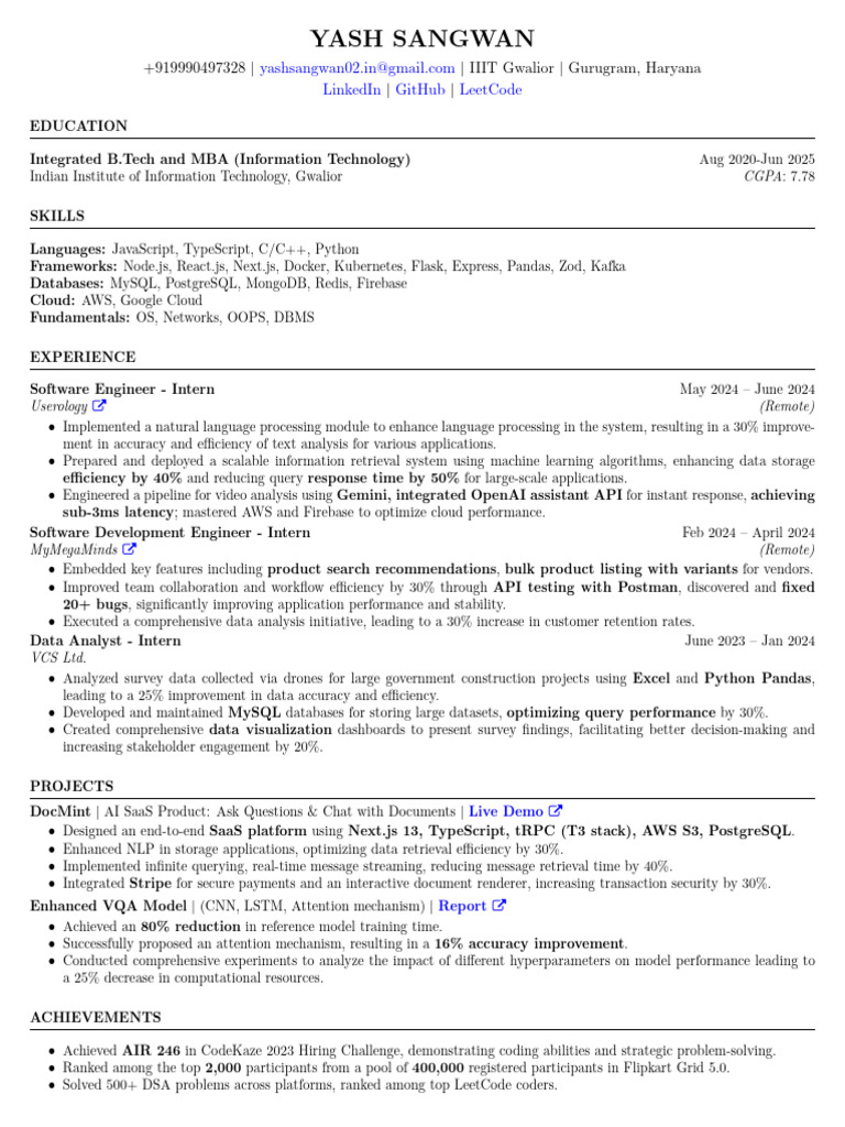 Yash Sangwan: +919990497328 IIIT Gwalior Gurugram, Haryana | PDF | Databases | Cloud Computing
