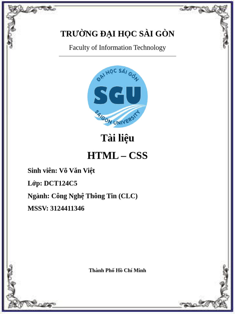 Lý Thuyết HTML Css | PDF