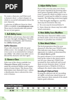 D&D Ability Score Modifier Chart | PDF