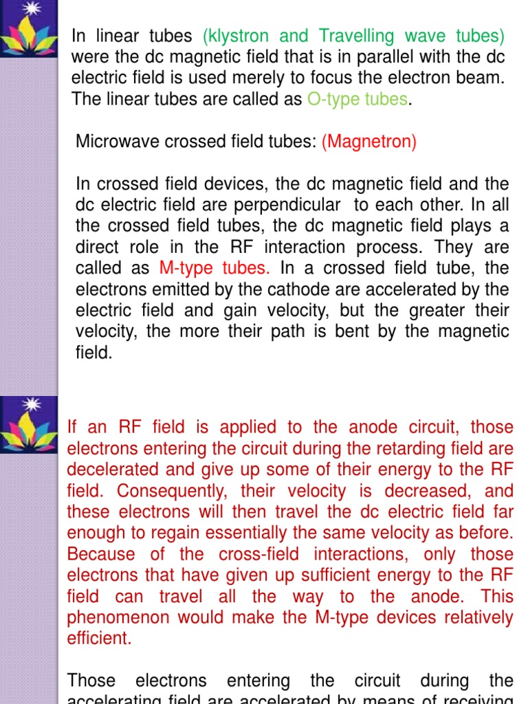 (Klystron and Travelling Wave Tubes) : (Magnetron) | PDF | Vacuum Tube ...