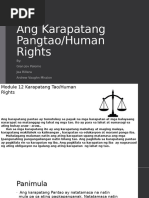 Halimbawa NG Statutory Rights | PDF