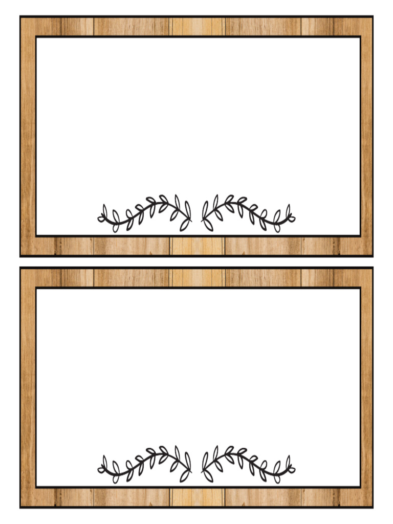 Blank Name Plates | PDF