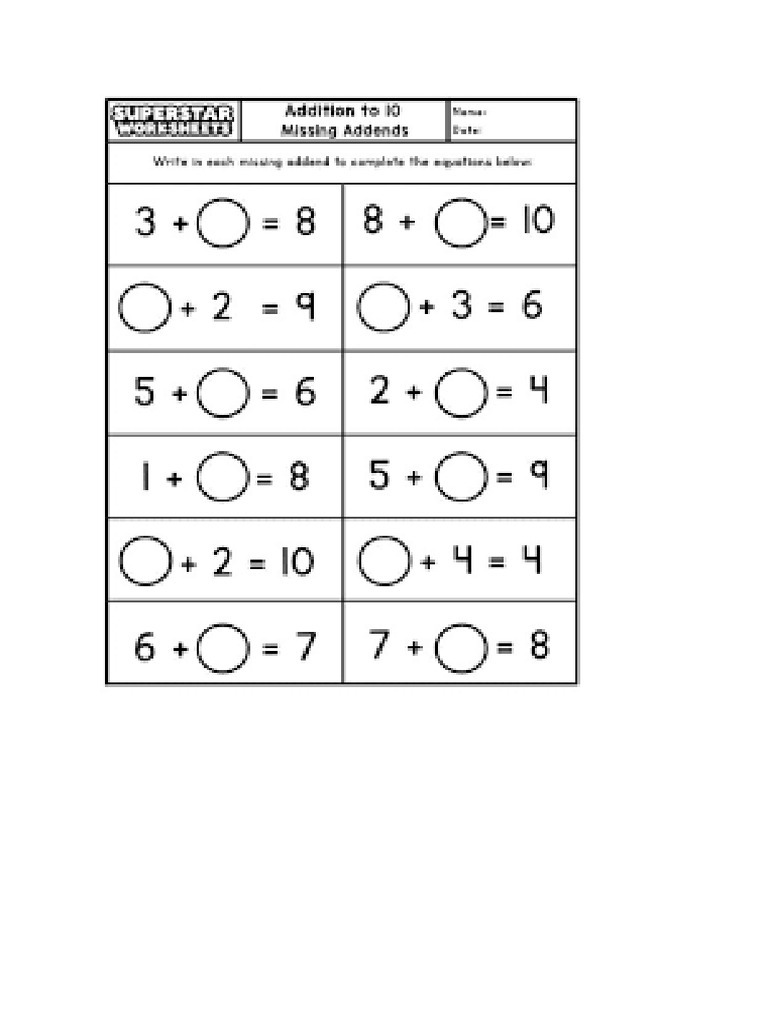 Addition and Subtraction | PDF