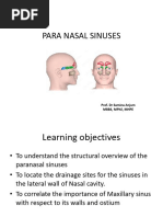 Anatomy of the Osteomeatal Complex | PDF | Human Nose | Human Head And Neck