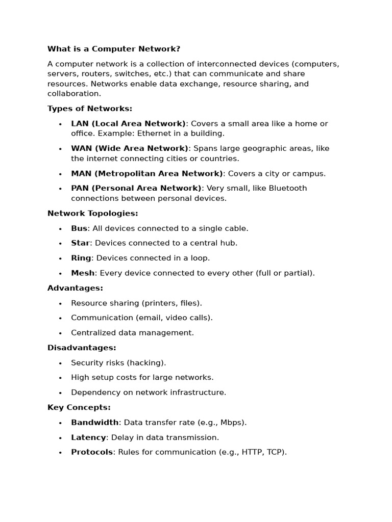 Understanding Computer Networks Basics | PDF