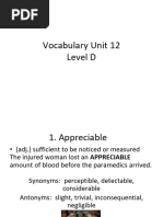 Unit 12 Vocabulary Answer Key | PDF | Career & Growth | Language Arts ...