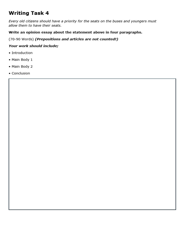 Writing Task 4 | PDF