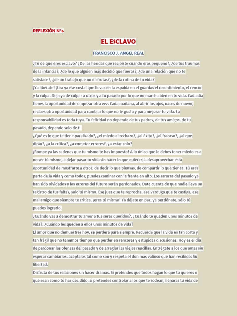 Reflexión #6 | PDF