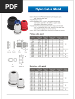 PG Gland Size and Hole Chart | PDF | Nut (Hardware) | Drill