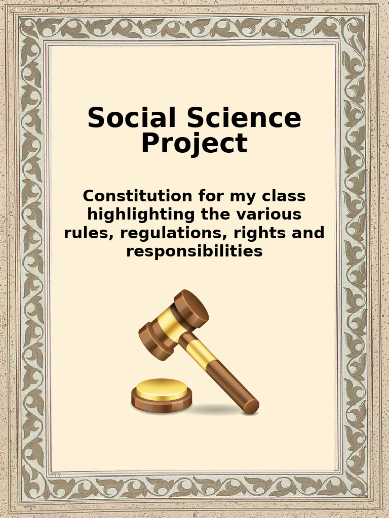 Classroom Constitution for S3A Students | PDF