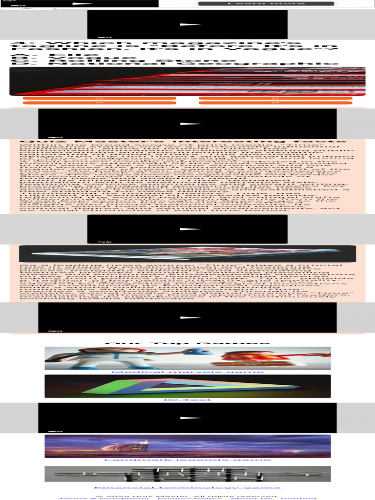 Editorial Icons Game - 4 Which Magazine's Tagline Is Before It's in ...