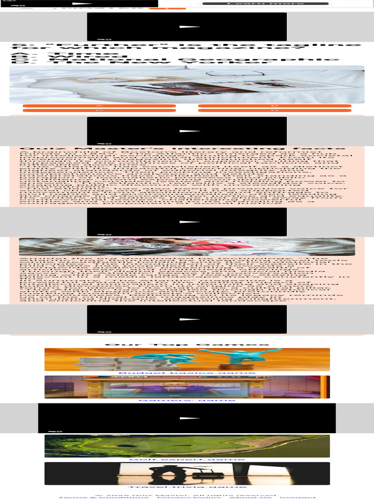 Taglines of Notable Magazines | PDF