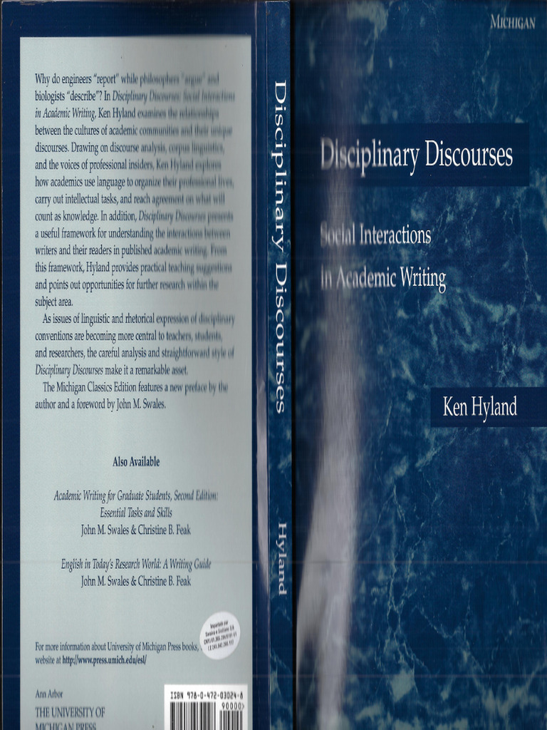 Culturas Disciplinares - Ken Hyland - 2004 - Versão em Inglês | PDF