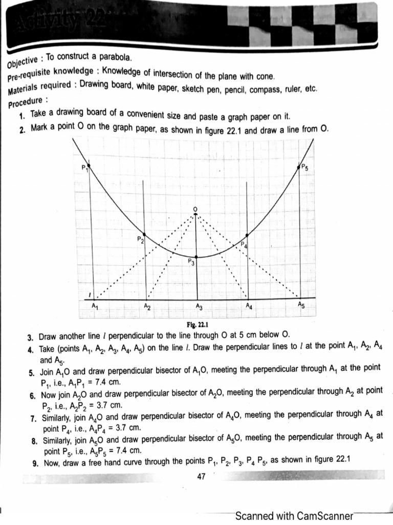 Activity 7 - Conic Sections | PDF