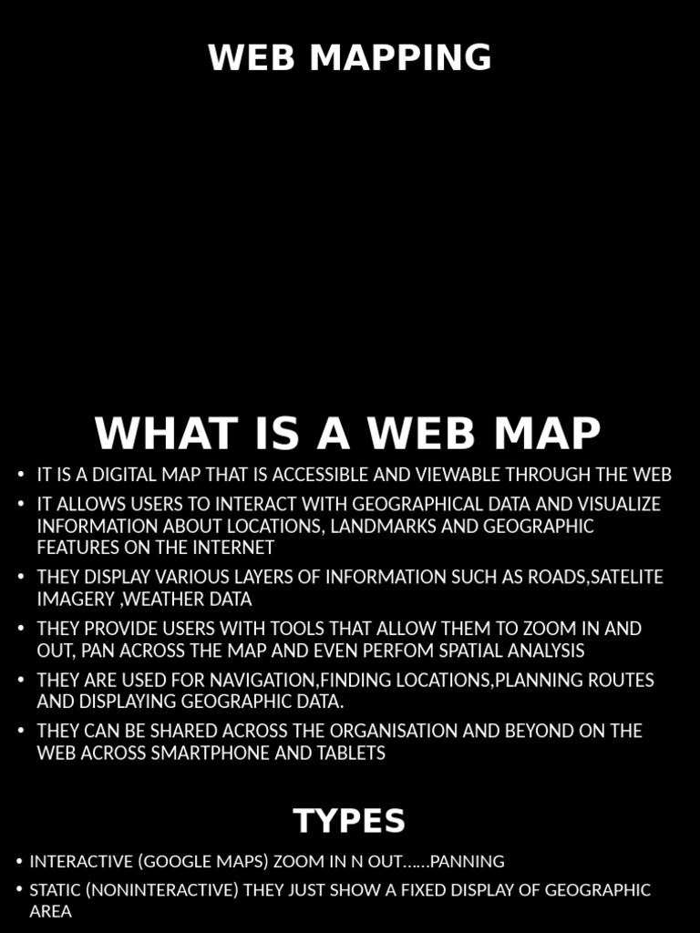 Understanding Web Mapping Basics | PDF | Geographic Information System ...