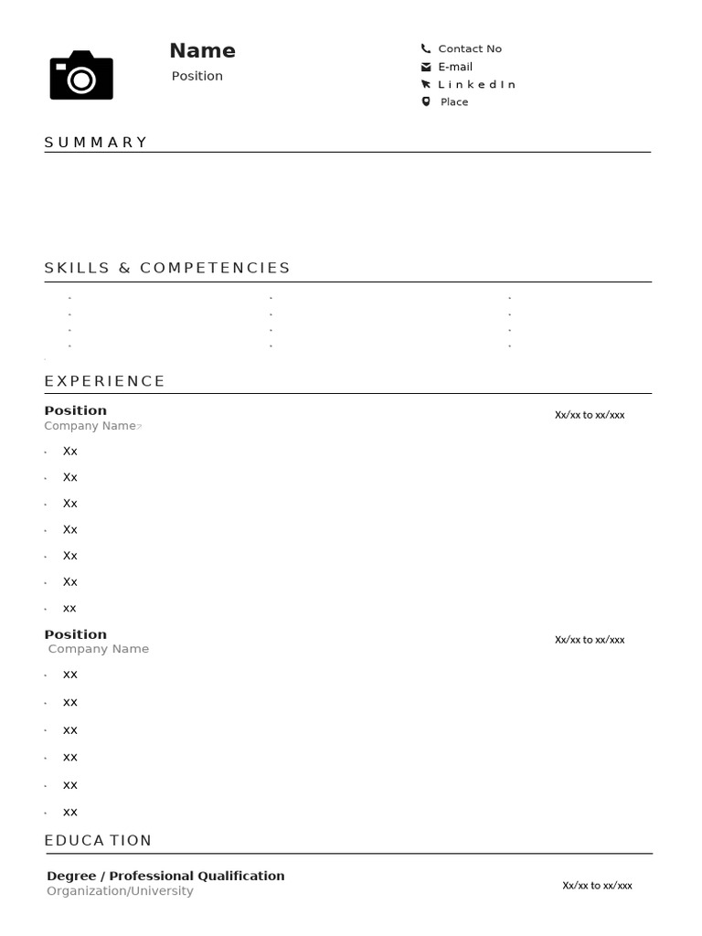 Resume Template | PDF