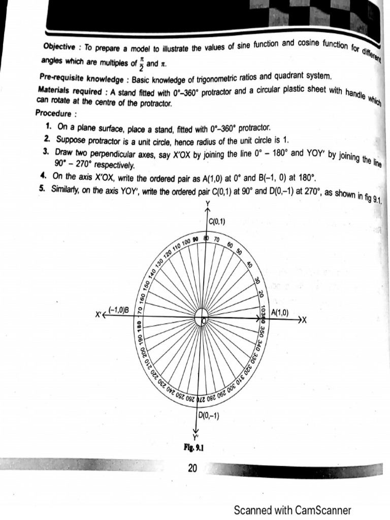 Activity 1 - Trigonometry | PDF