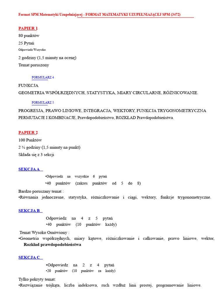 Format AMths | PDF