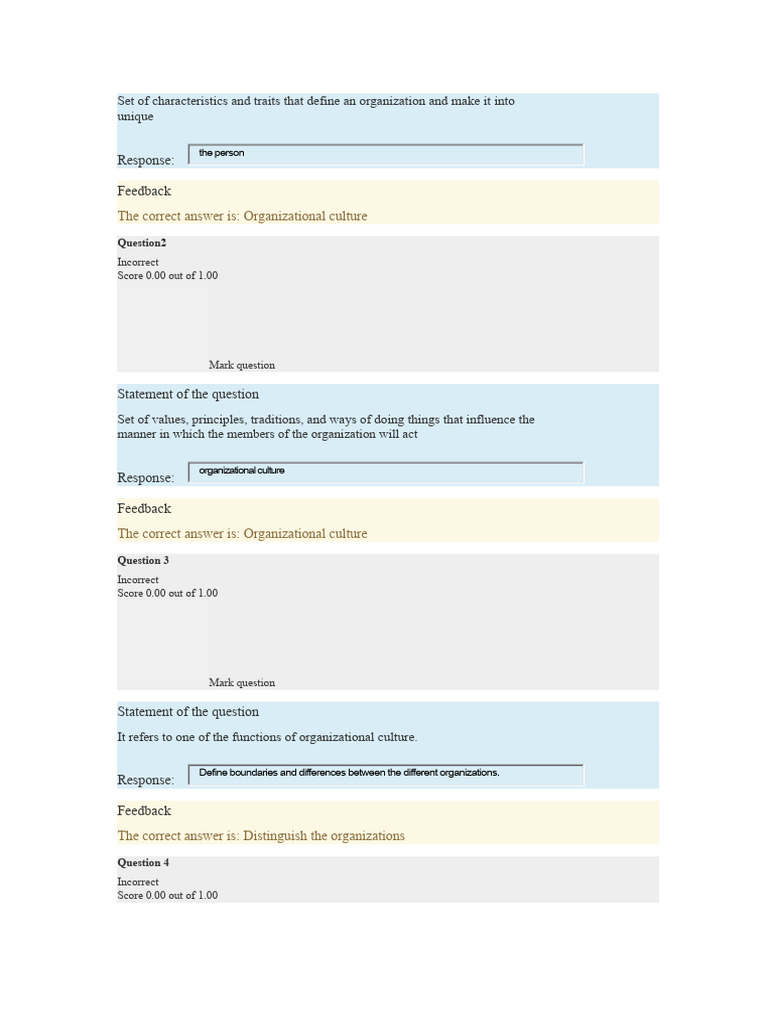 Set of Characteristics and Traits That Define An Organization and Make ...