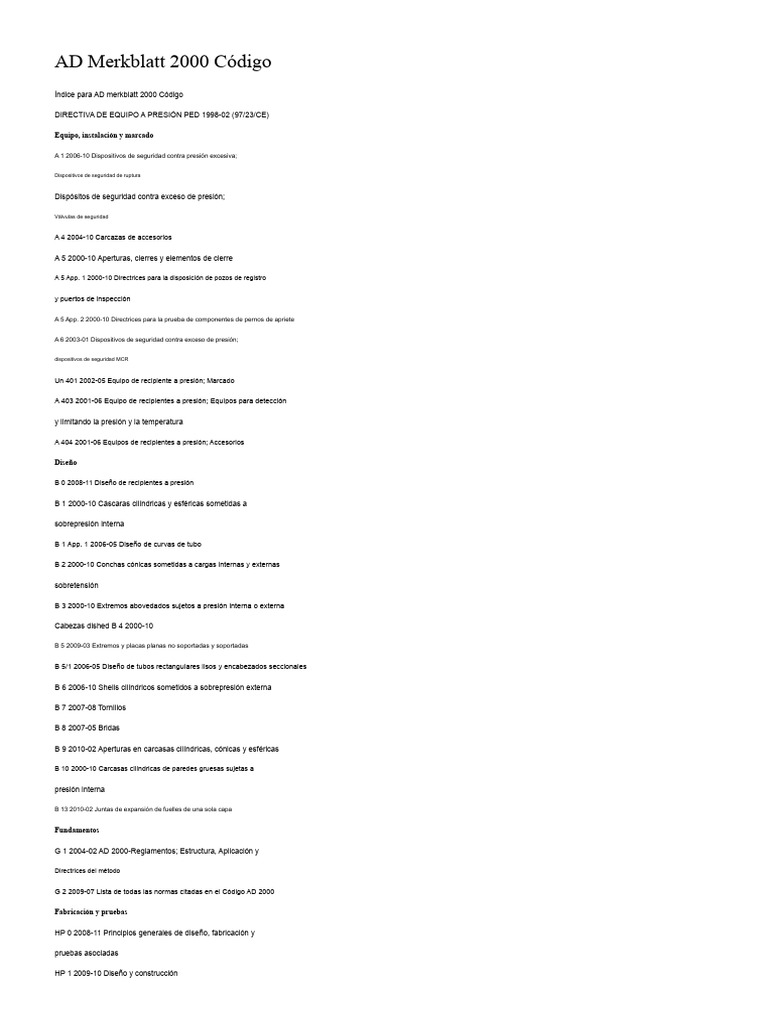AD Merkblatt 2000: Directrices y Normas | PDF | Aleación | Construcción