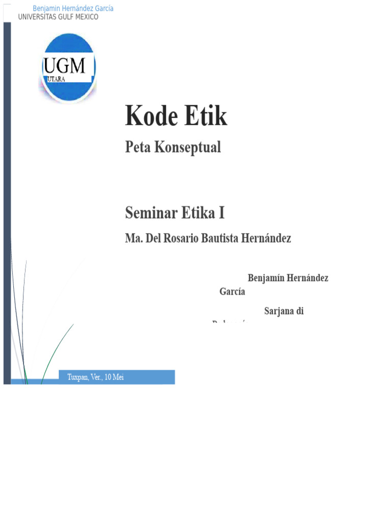 Peta Konseptual Kode Etik | PDF