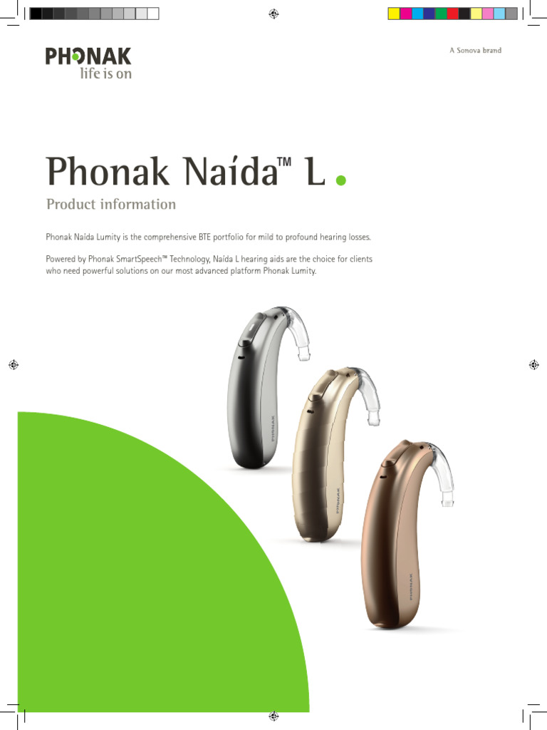 PH Product Information Naida L 210x280 027 0699 02 en | PDF | Hearing ...