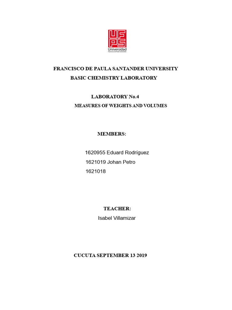 Measures of Weight and Volume | PDF | Weighing Scale | Volume