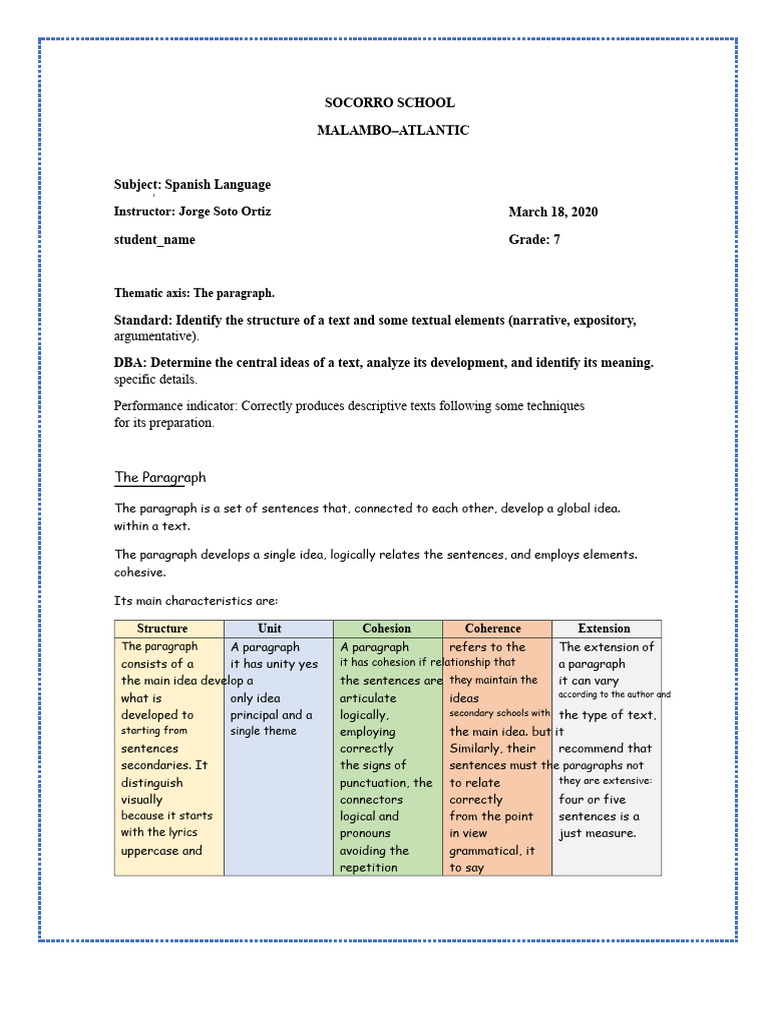 Spanish workshop | PDF | Grammar | Linguistics