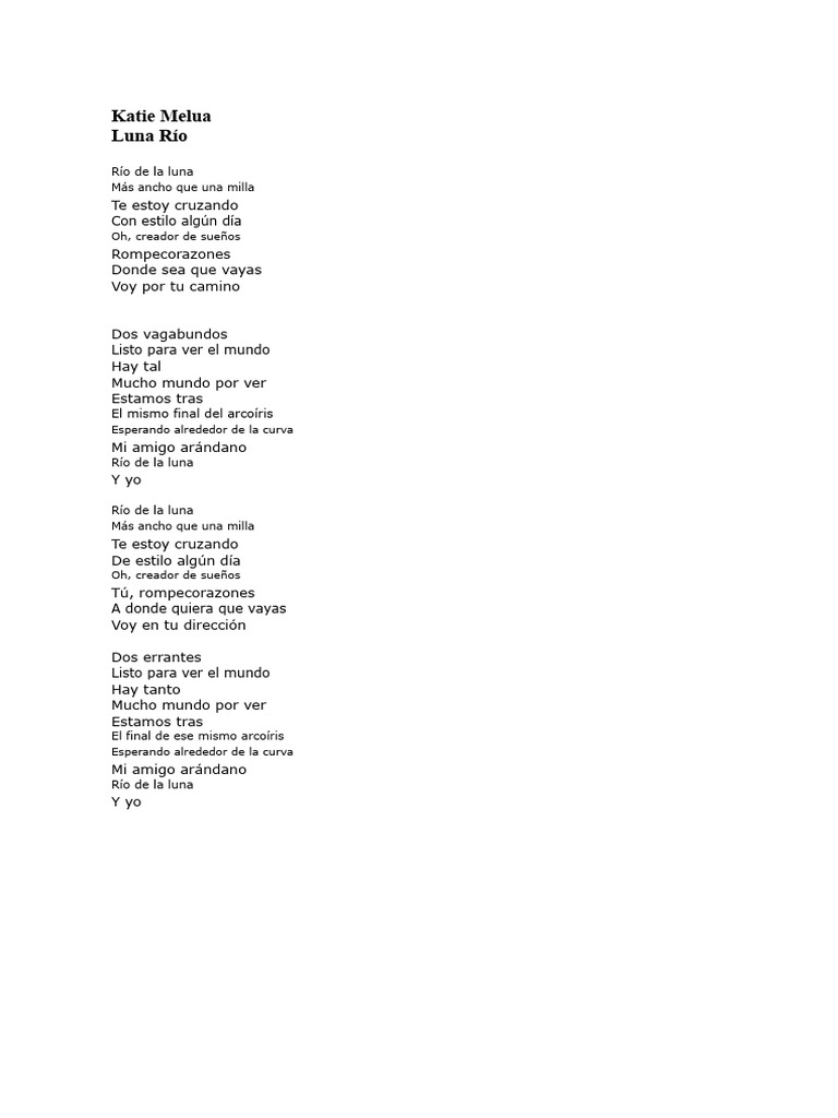 Río de La Luna | PDF