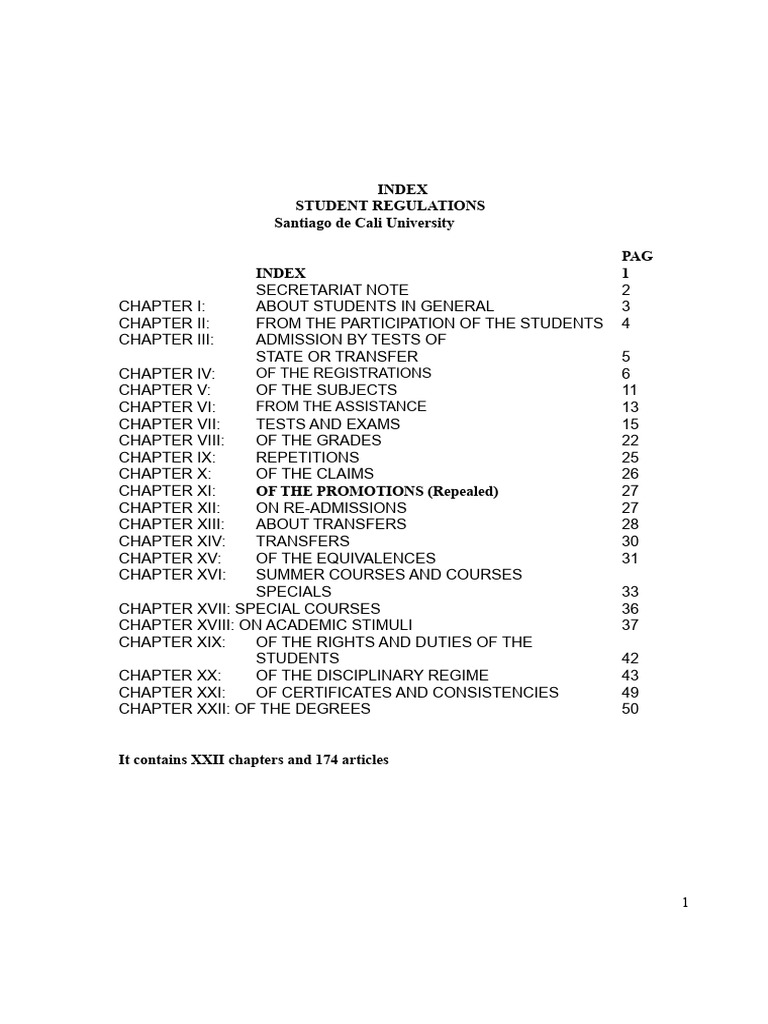 Student Regulations Usc PDF | PDF | University And College Admission ...