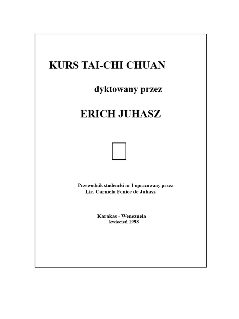 Przewodnik Po Tai Chi Chuan | PDF