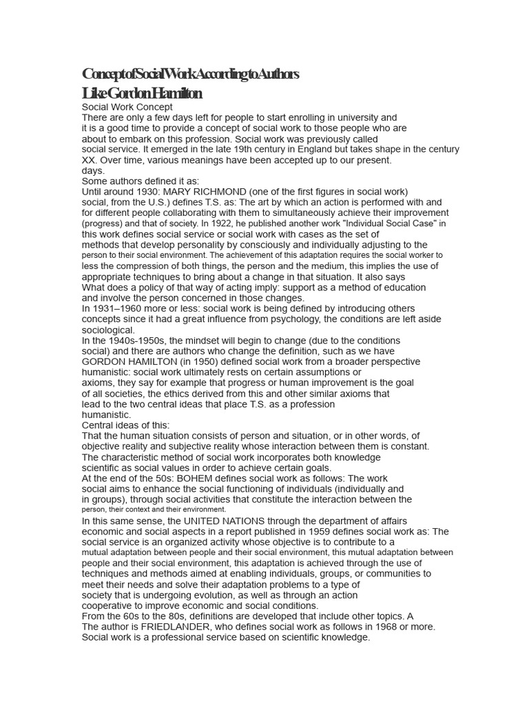 Understanding Social Work Concepts | PDF | Science | Social Work
