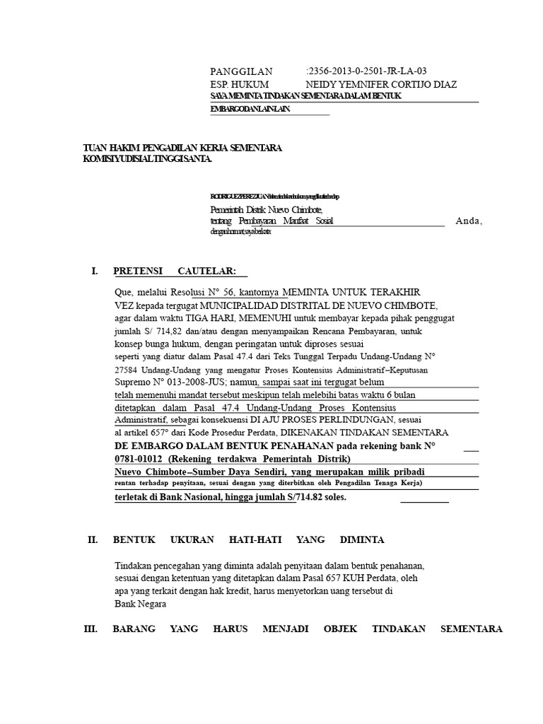 Penyitaan Dalam Bentuk Retensi | PDF